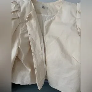Wilfred | Jackets & Coats | 26 Wilfred 98 Sm Puff Shoulder Cream ...
